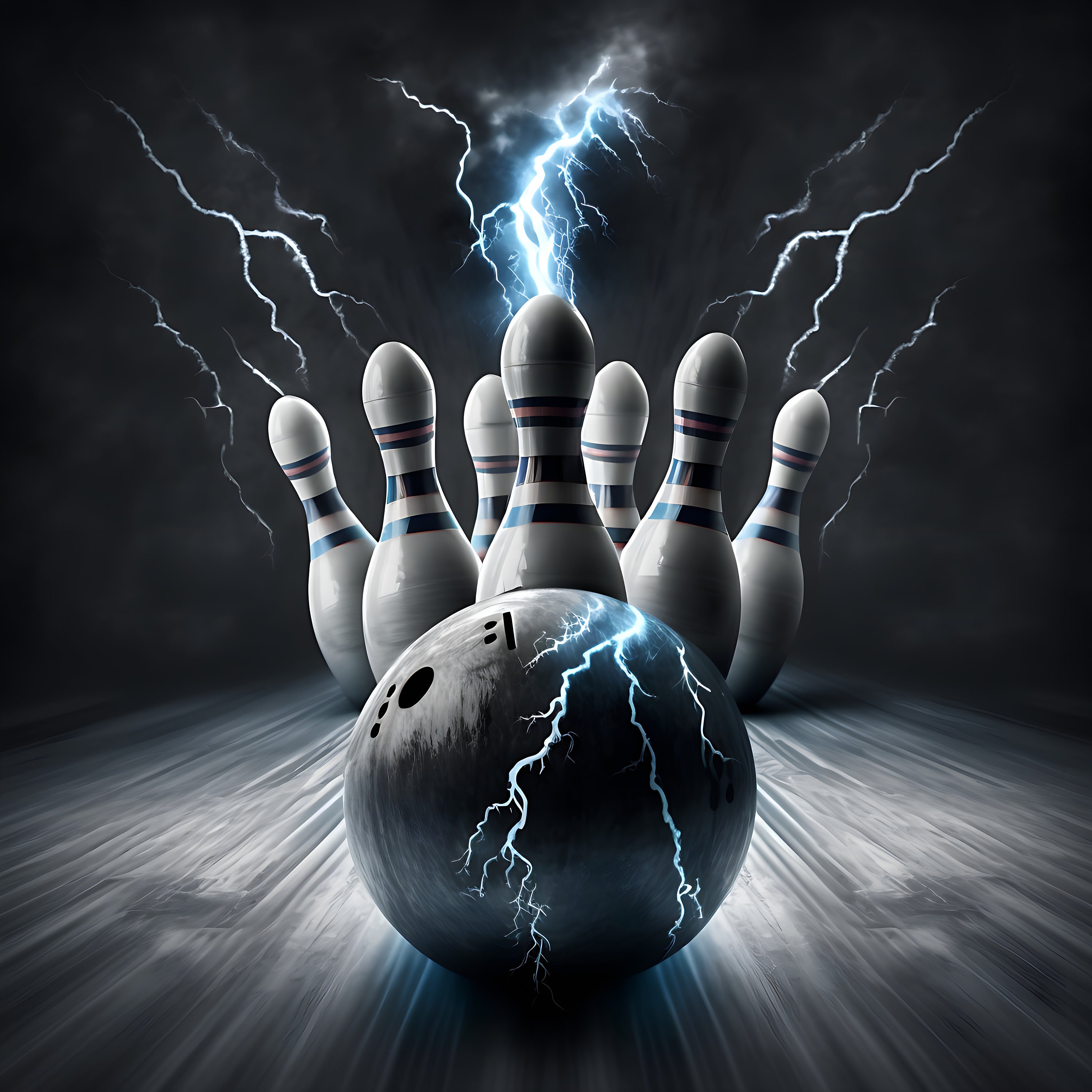 Bowling DIGITAL DOWNLOAD Bowling Graphics, Bowling Ball, Strike ...