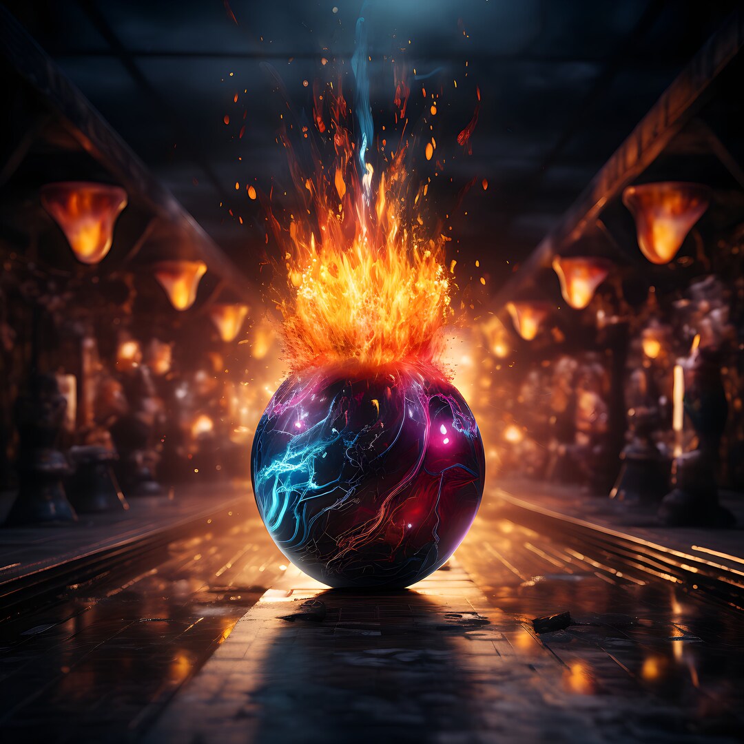 Bowling DIGITAL DOWNLOAD Bowling Graphics, Bowling Ball, Strike ...