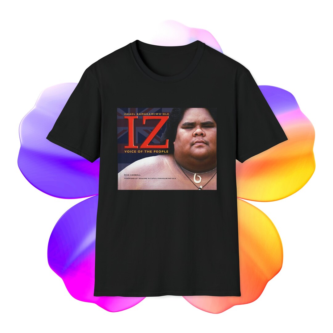 Mens IZ Hawaiian Singer Shirt/music Memorabilia Tee/unisex Cotton Shirt ...