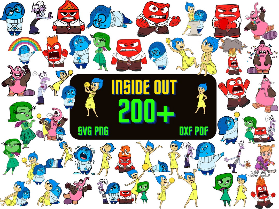 200 Insideout SVG LAYERED Designs, Insideout Birthday, Inside Out ...