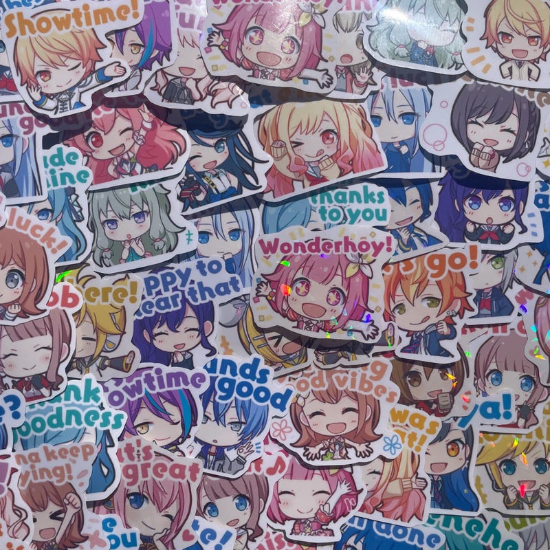 Pjsk Stickers - Etsy