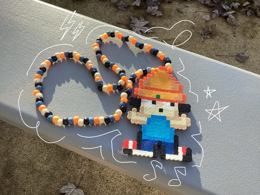 Parappa the Rapper Kandi Necklace - Etsy