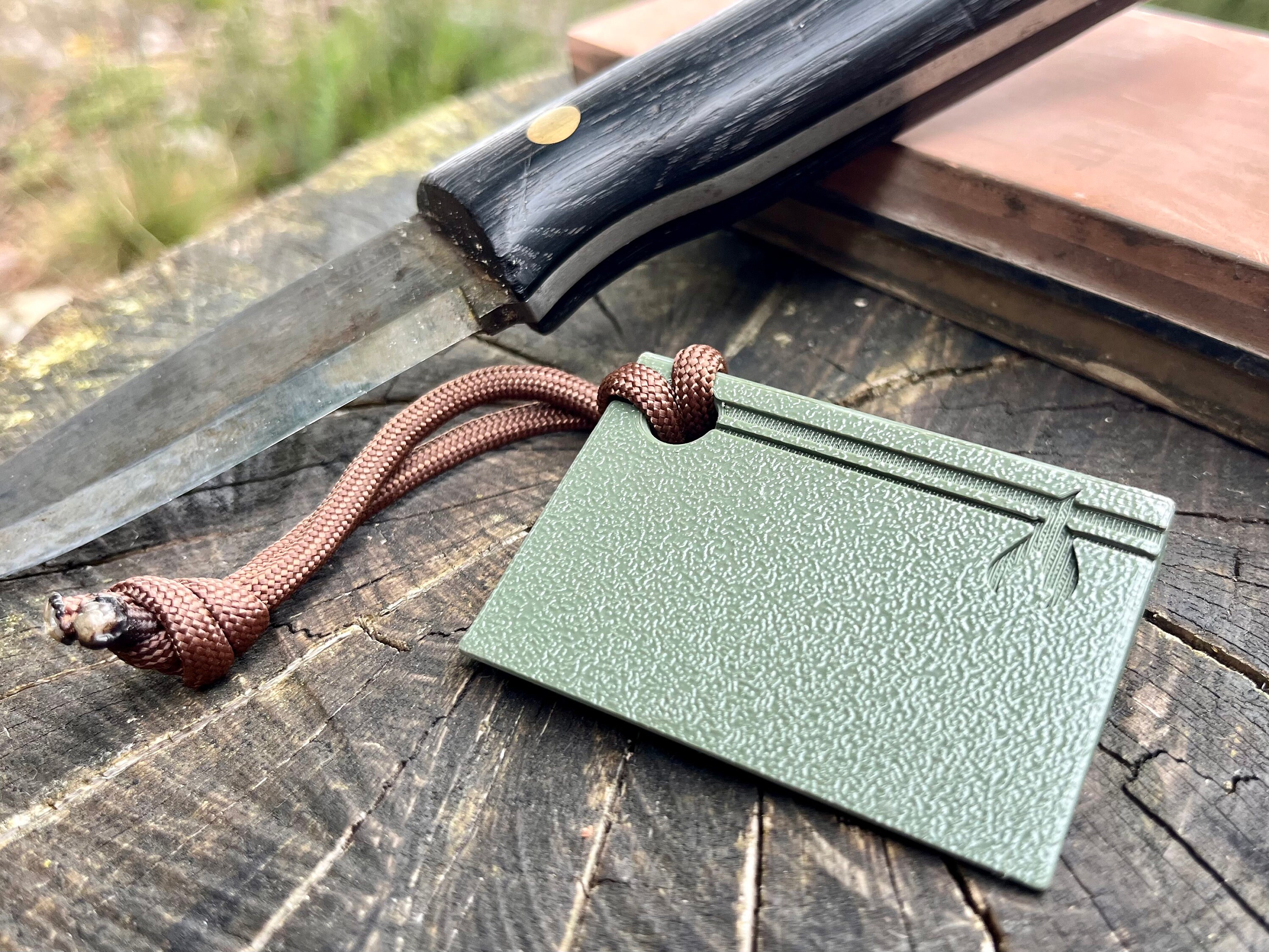 The Wedge Sharpener for Mora Companion, Leatherman, Opinel or Any Bushcraft Scandi Grind Knives ...