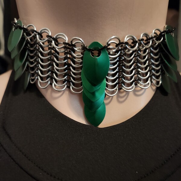 Scalemail Choker - Etsy