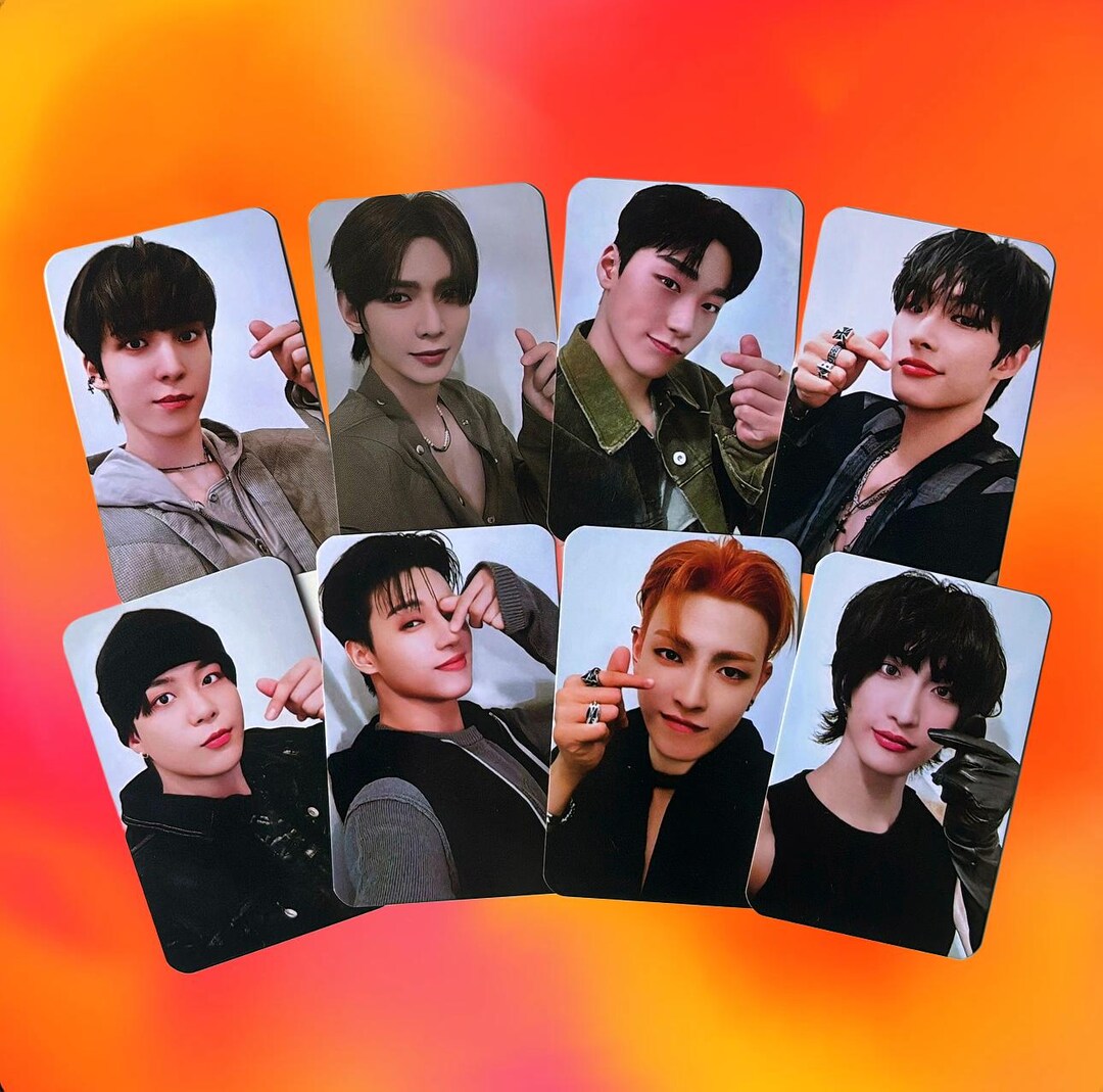 ATEEZ PHOTOCARDS Golden Hour Part 1 - Etsy