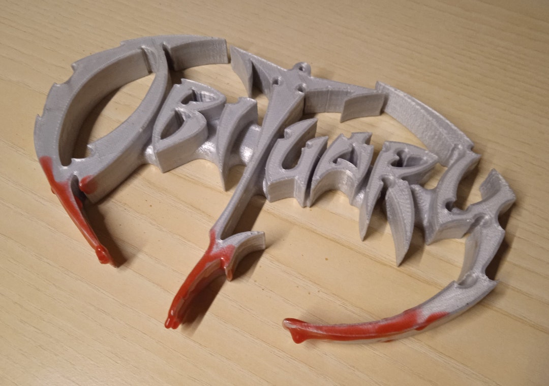 Obituary 3D Logo - Etsy