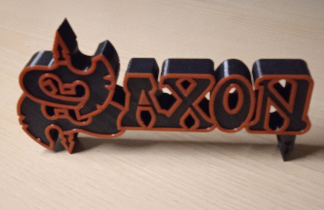 Saxon Logo 3D - Etsy