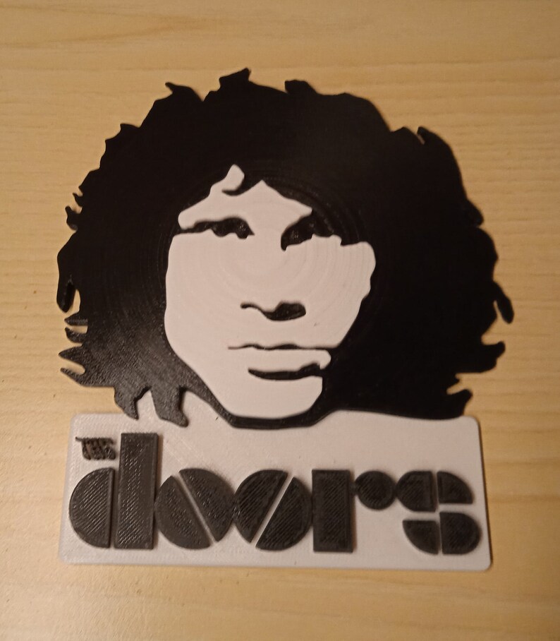 The Doors Jim Morrison Logo 3D - Etsy
