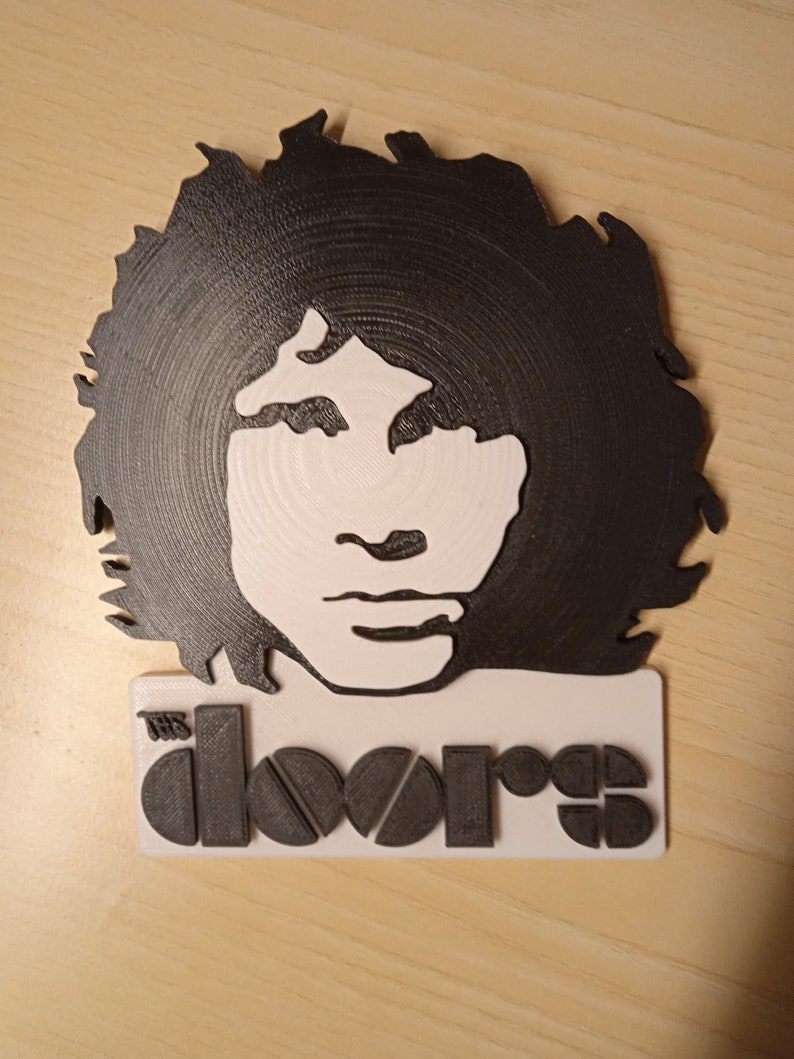 The Doors Jim Morrison Logo 3D - Etsy