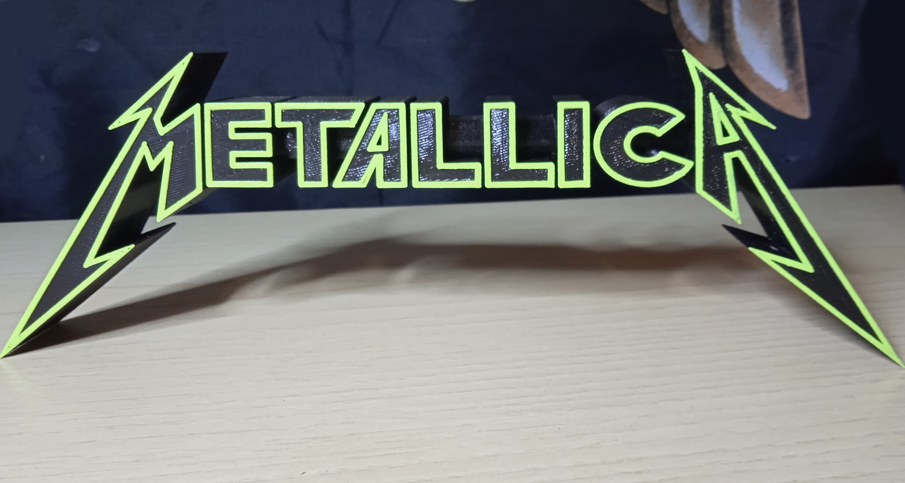 Metallica 3D Logo - Etsy