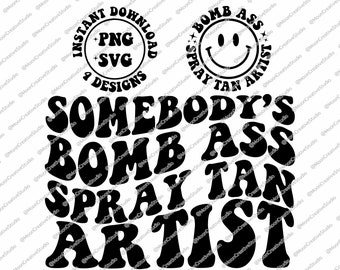 Spray Tan Artist SVG PNG Cut File Cricut Sublimation Design - Etsy Ireland