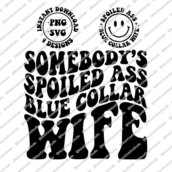 Somebodys Spoiled Wife Svg Etsy Uk