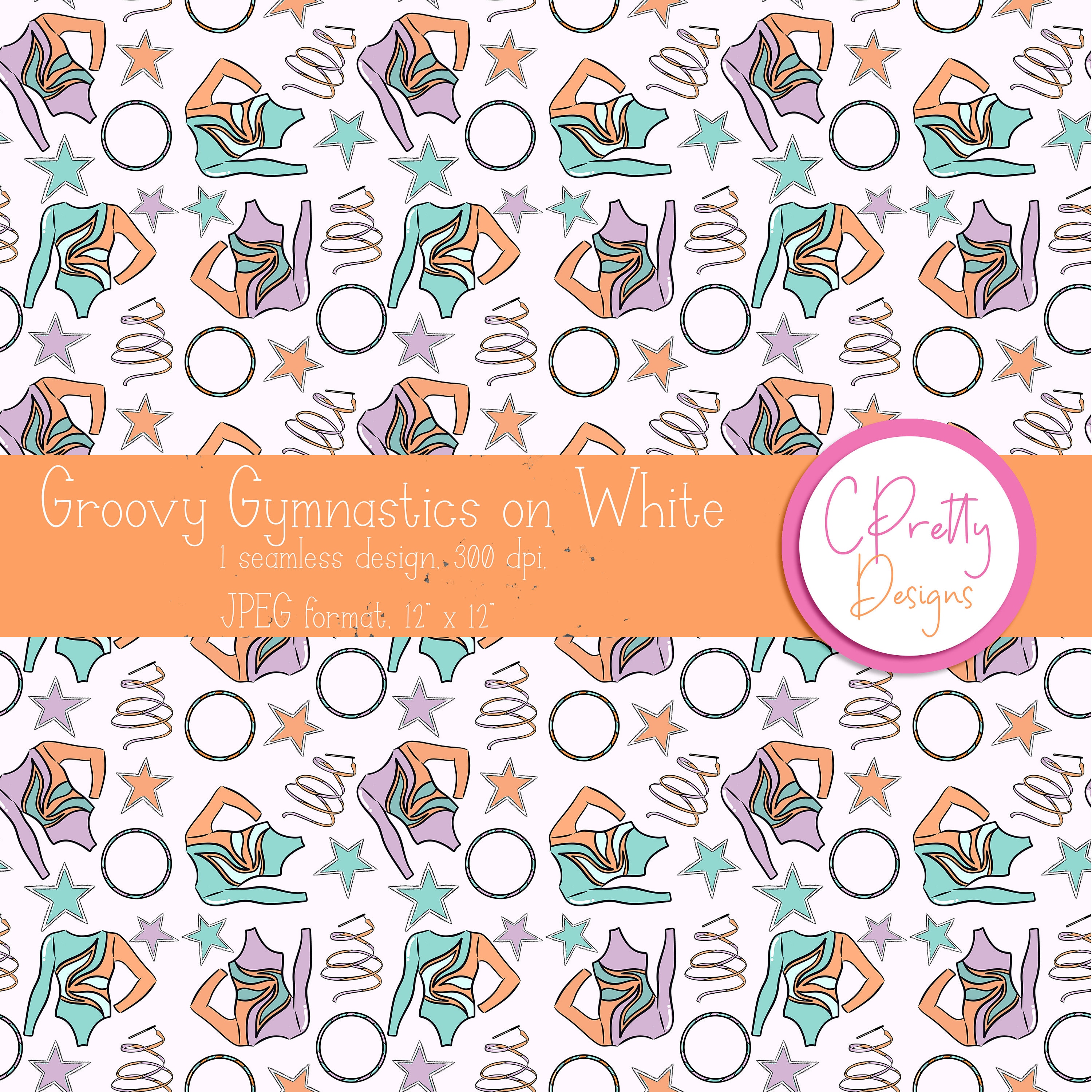 Gymnastics Seamless Pattern for Fabric for Gymnastics Seamless ...