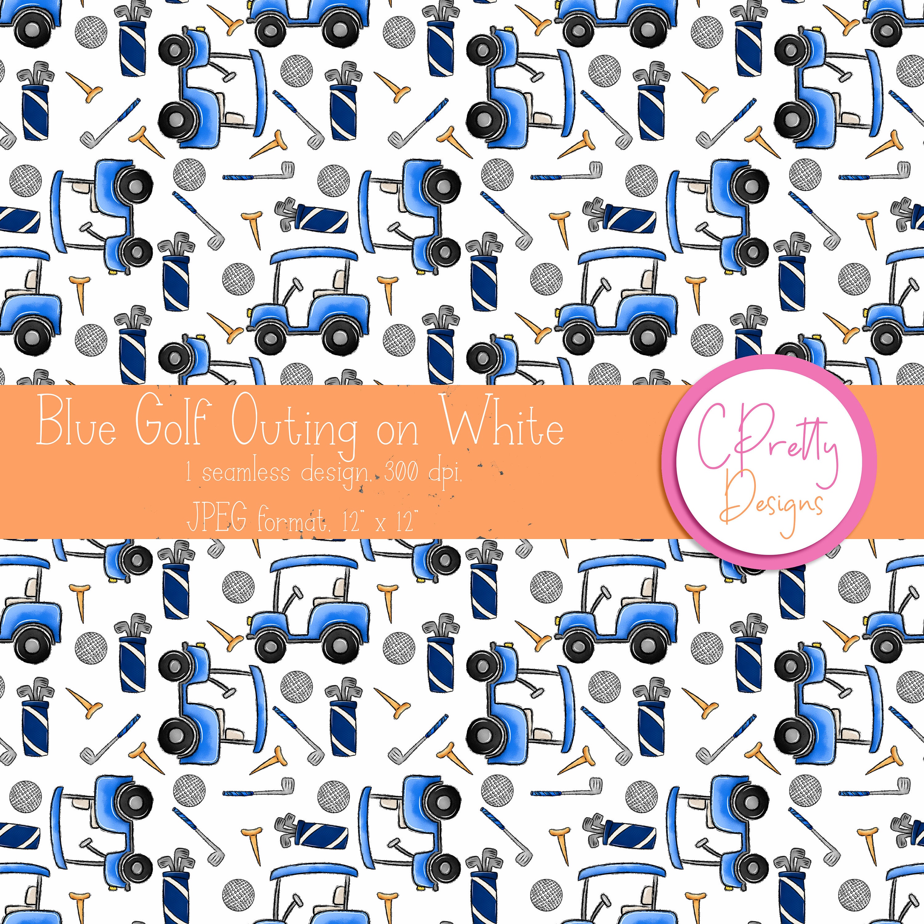 Golf Seamless Pattern for Fabric Pattern for Golf Seamless Repeating ...