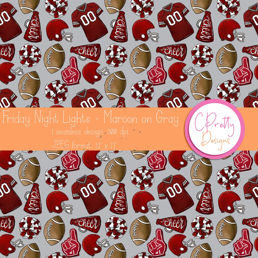 Football Seamless Pattern for Fabric Commercial Use Seamless Repeating ...