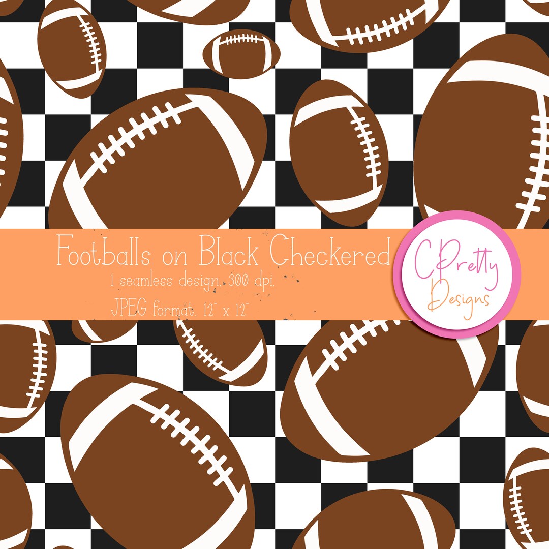 Football Seamless Pattern for Fabric Commercial Use Seamless Repeating ...