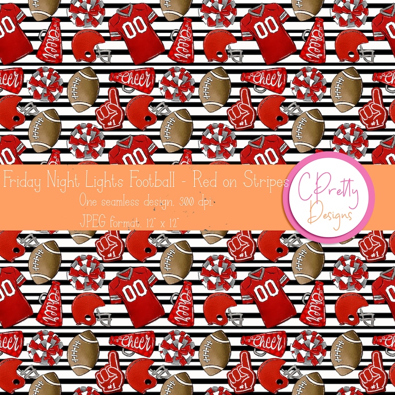 Football Seamless Pattern for Fabric Commercial Use Seamless Repeating ...