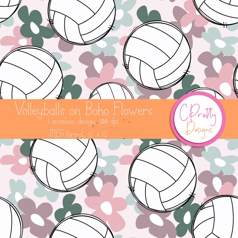 Volleyball Seamless Pattern for Fabric Pattern for Volleyball Seamless ...