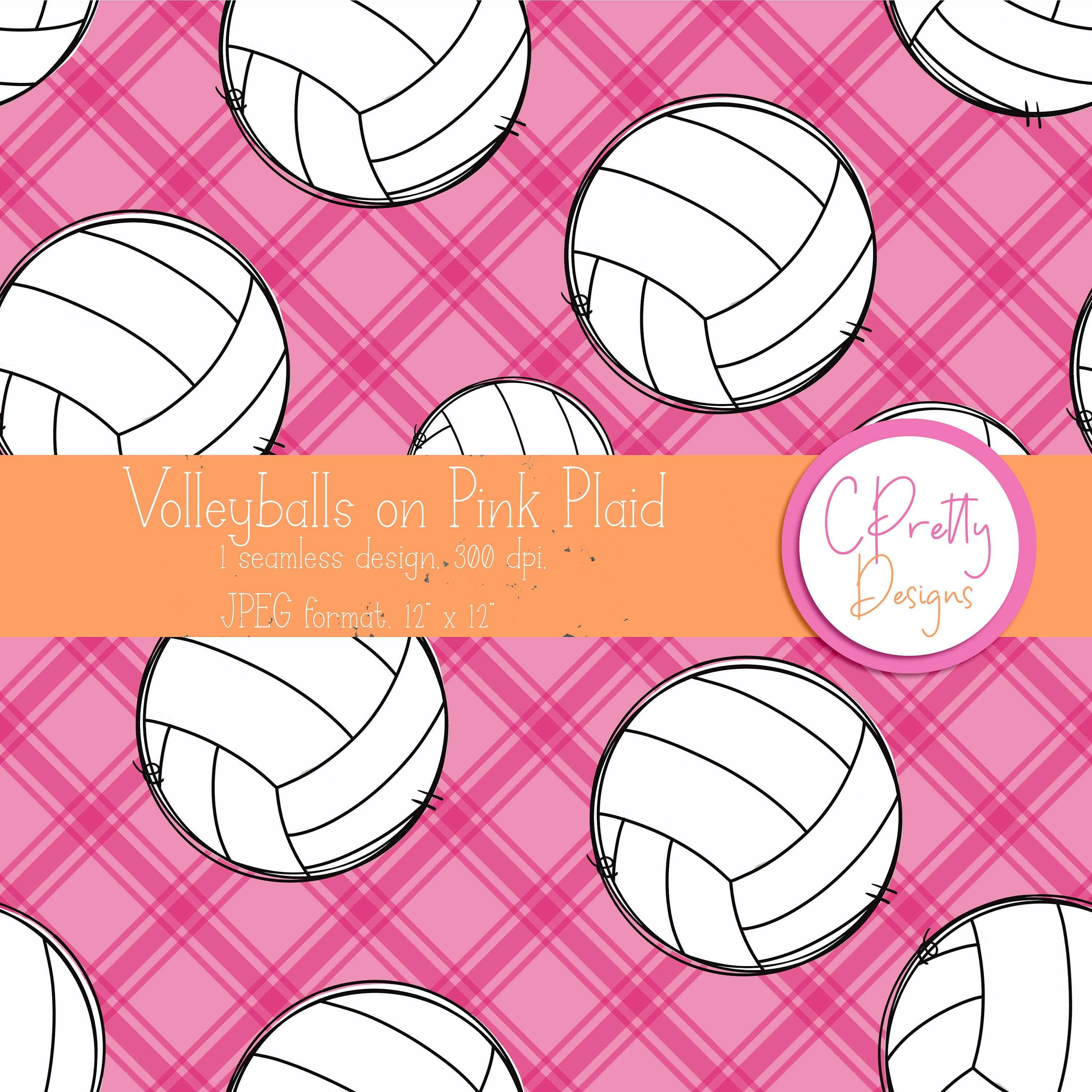 Volleyball Seamless Pattern for Fabric Pattern for Volleyball Seamless ...