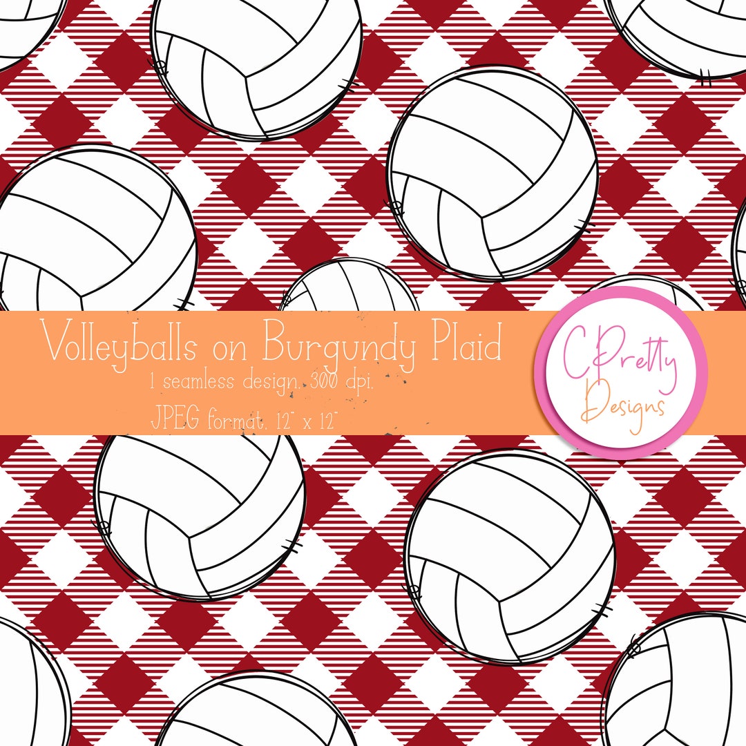 Volleyball Seamless Pattern for Fabric Pattern for Volleyball Seamless ...