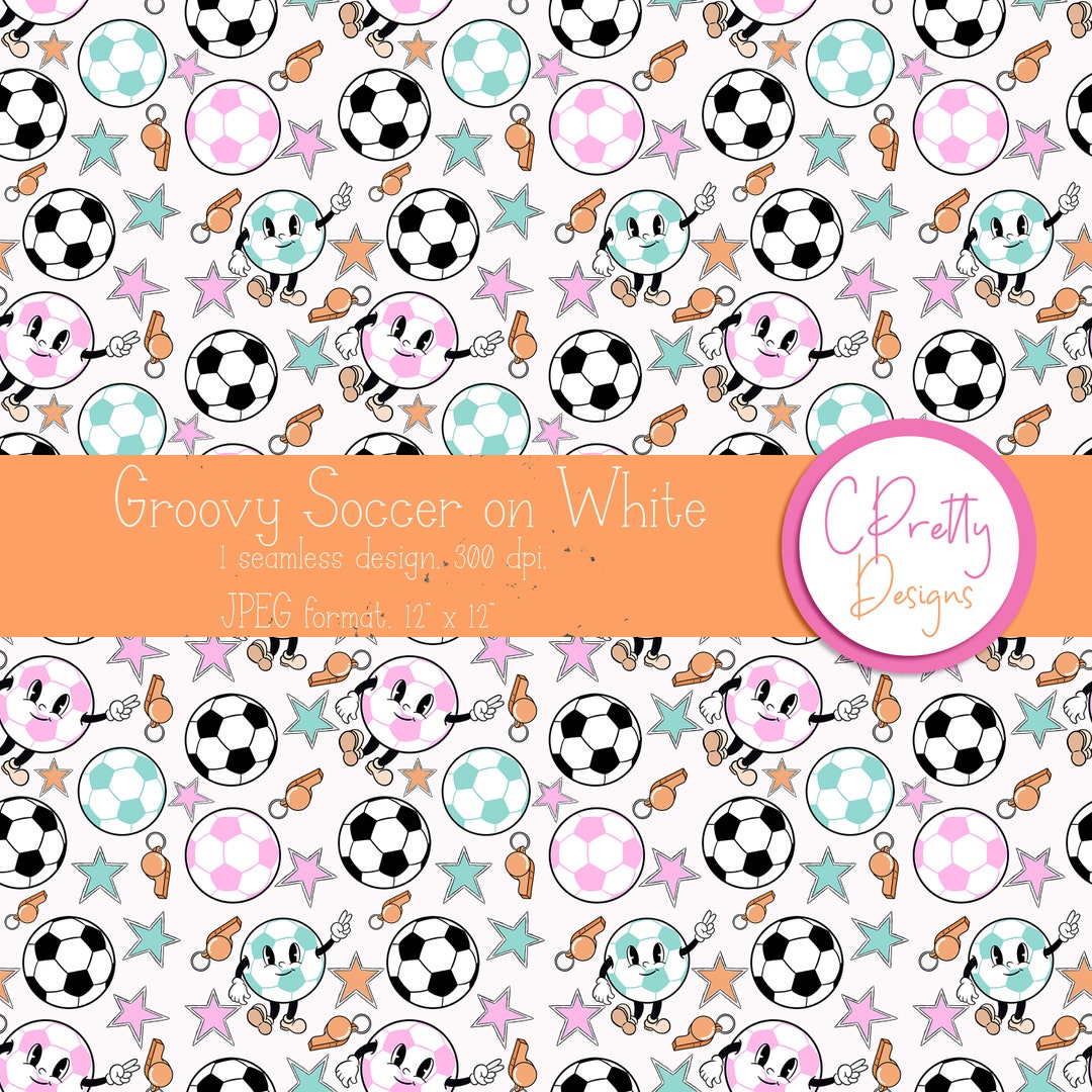 Soccer Seamless Pattern for Fabric Commercial Use Soccer Pattern ...