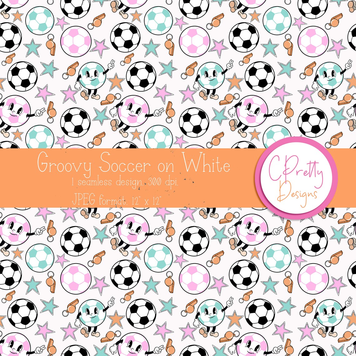 Soccer Seamless Pattern for Fabric Commercial Use Soccer Pattern ...