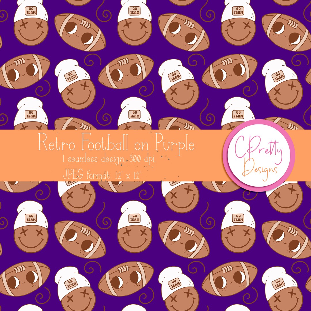 Football Seamless Pattern for Fabric Commercial Use Seamless Repeating ...
