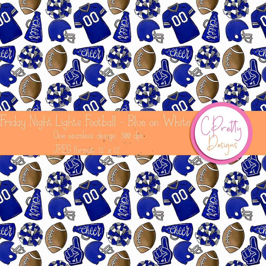 Football Seamless Pattern for Fabric Commercial Use Seamless Repeating ...