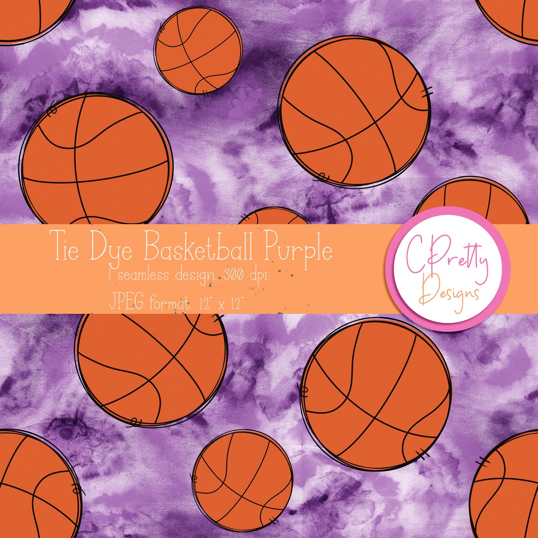 Basketball Seamless Pattern for Fabric Pattern for Basketball Tie Dye ...