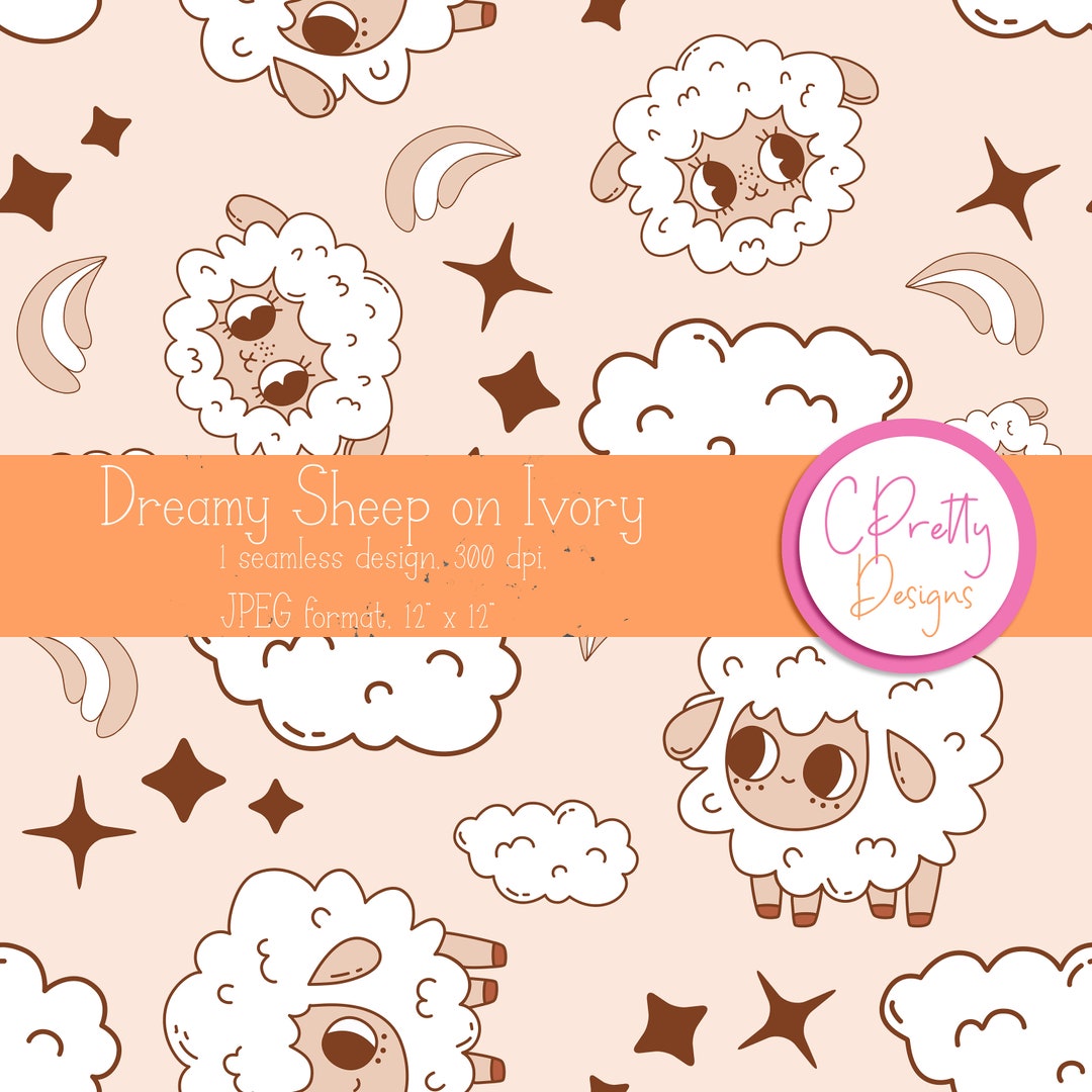 Seamless Sheep Pattern for Fabric Use Sheep Repeating Pattern Seamless ...