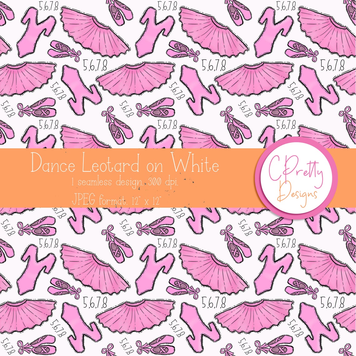 Dance Seamless Pattern for Fabric Pattern for Dance Seamless Repeating ...