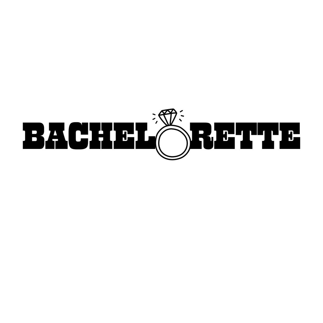 BACHELORETTE in 4 Fonts digital SVG File - Etsy