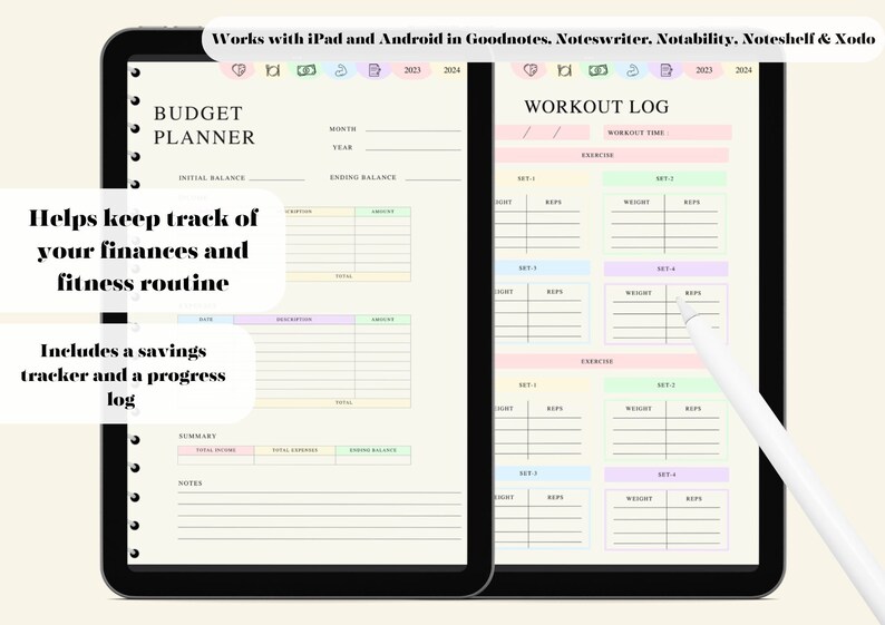 THE EVERYTHING PLANNER - Digital Planner, Goodnotes Planner, Wellness ...