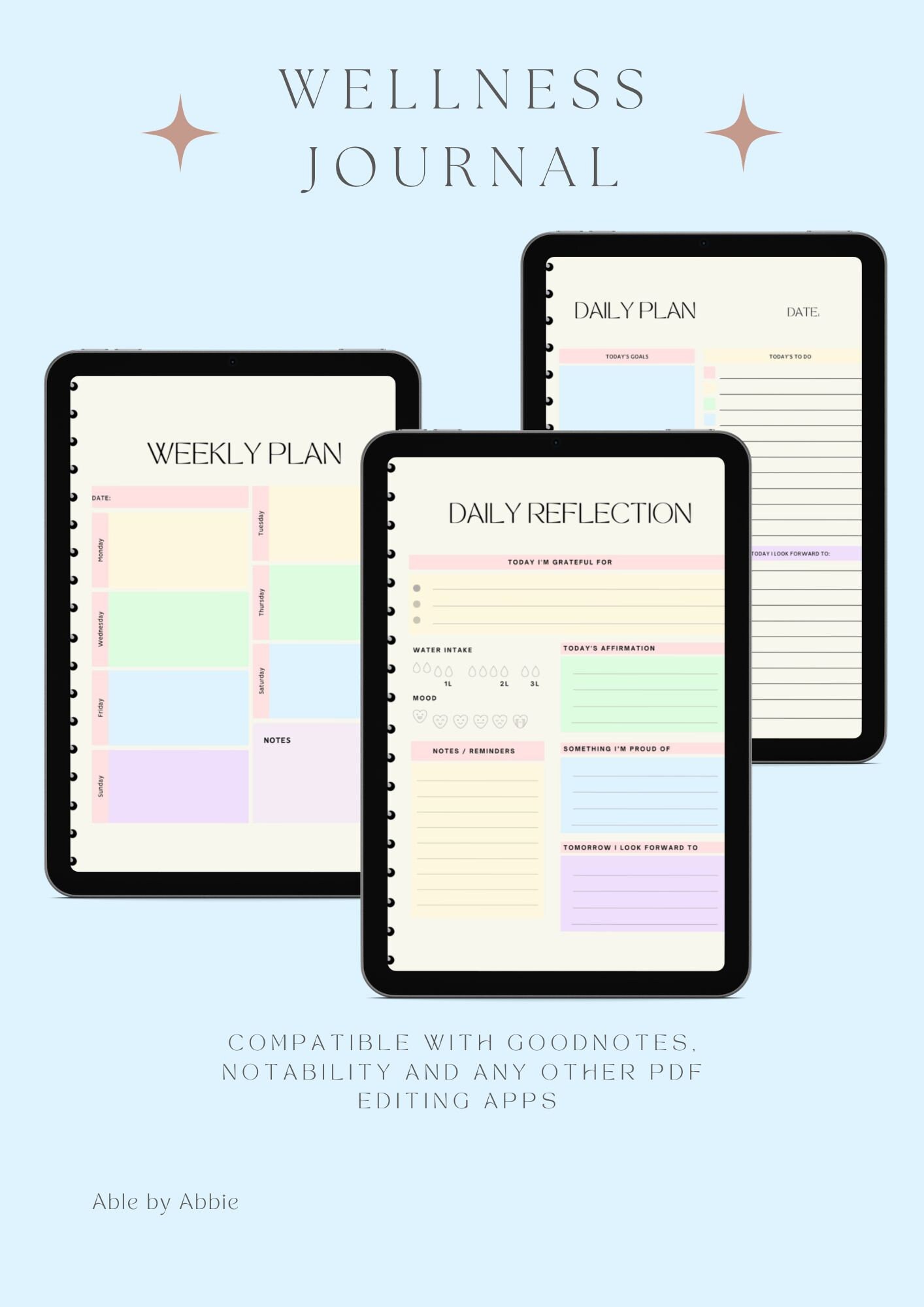 Manifest Your Dreams With the Wellness Journal: A Guided Journal for ...