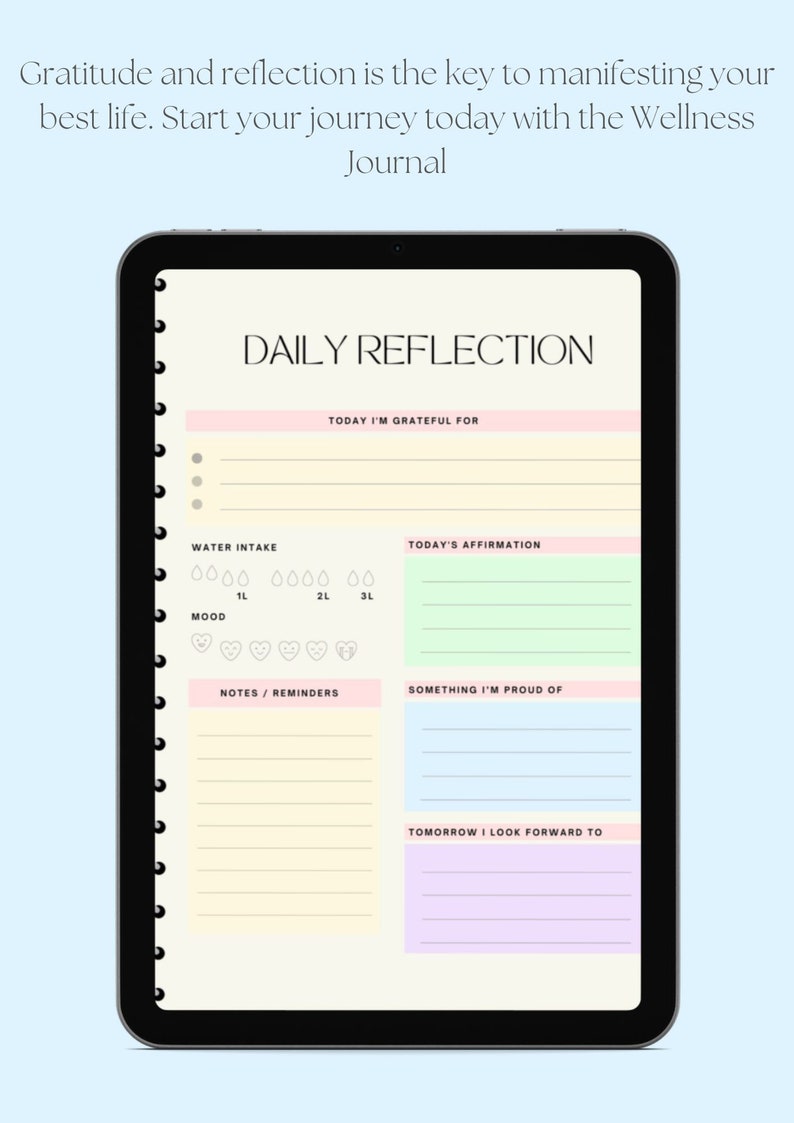 Manifest Your Dreams With the Wellness Journal: A Guided Journal for ...