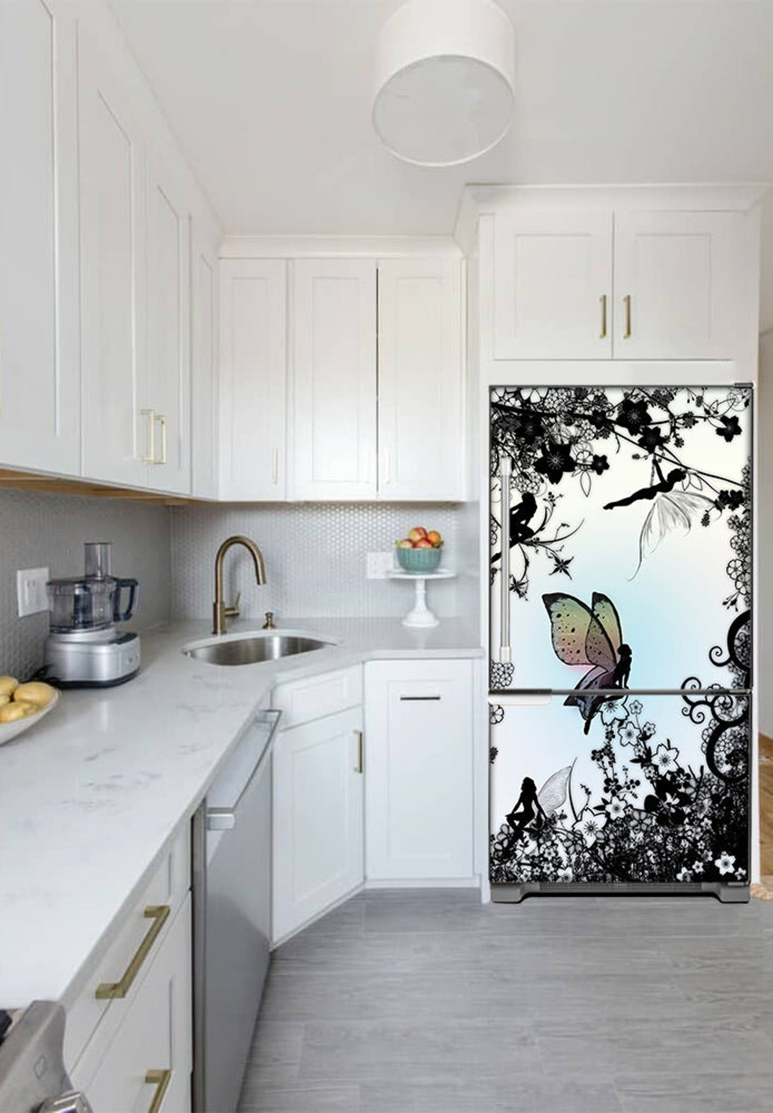Magnetic Fairies Refrigerator Cover Skin - Etsy