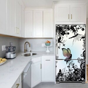 Magnetic Fairies Refrigerator Cover Skin - Etsy