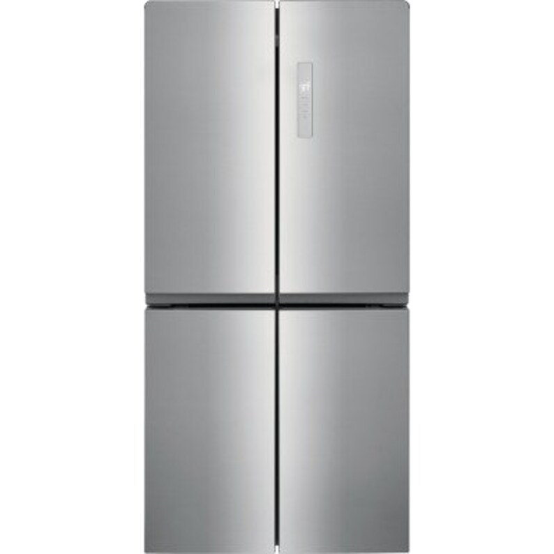 Magnetic Non-brushed Stainless Steel Refrigerator Cover Skin Wraps ...