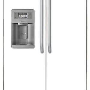 Magnetic Semi Gloss White Refrigerator Wrap Change Fridge Color How to ...
