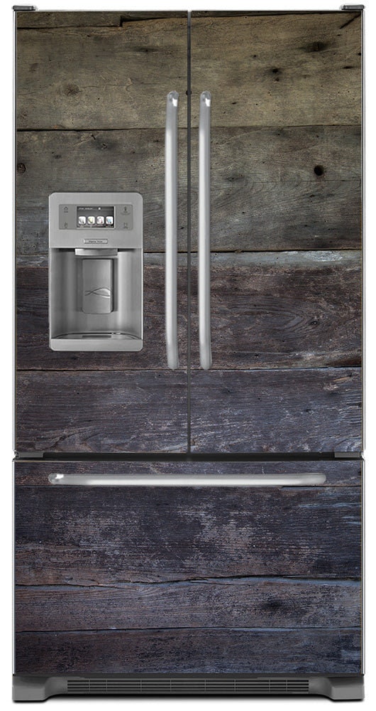 Magnetic Barn Wood Refrigerator Cover Skin - Etsy