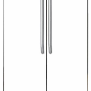 Magnetic Semi Gloss White Refrigerator Wrap Change Fridge Color How to ...