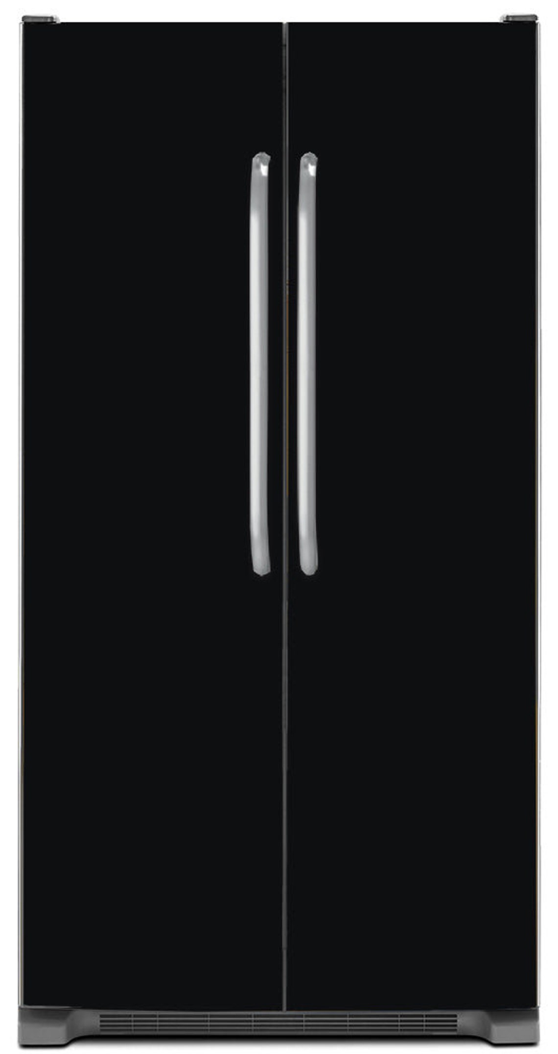 Magnetic Gloss Black Refrigerator Wraps Change Fridge Door Color Match ...