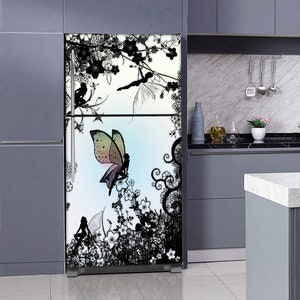 Magnetic Fairies Refrigerator Cover Skin - Etsy