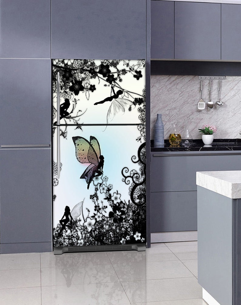 Magnetic Fairies Refrigerator Cover Skin - Etsy