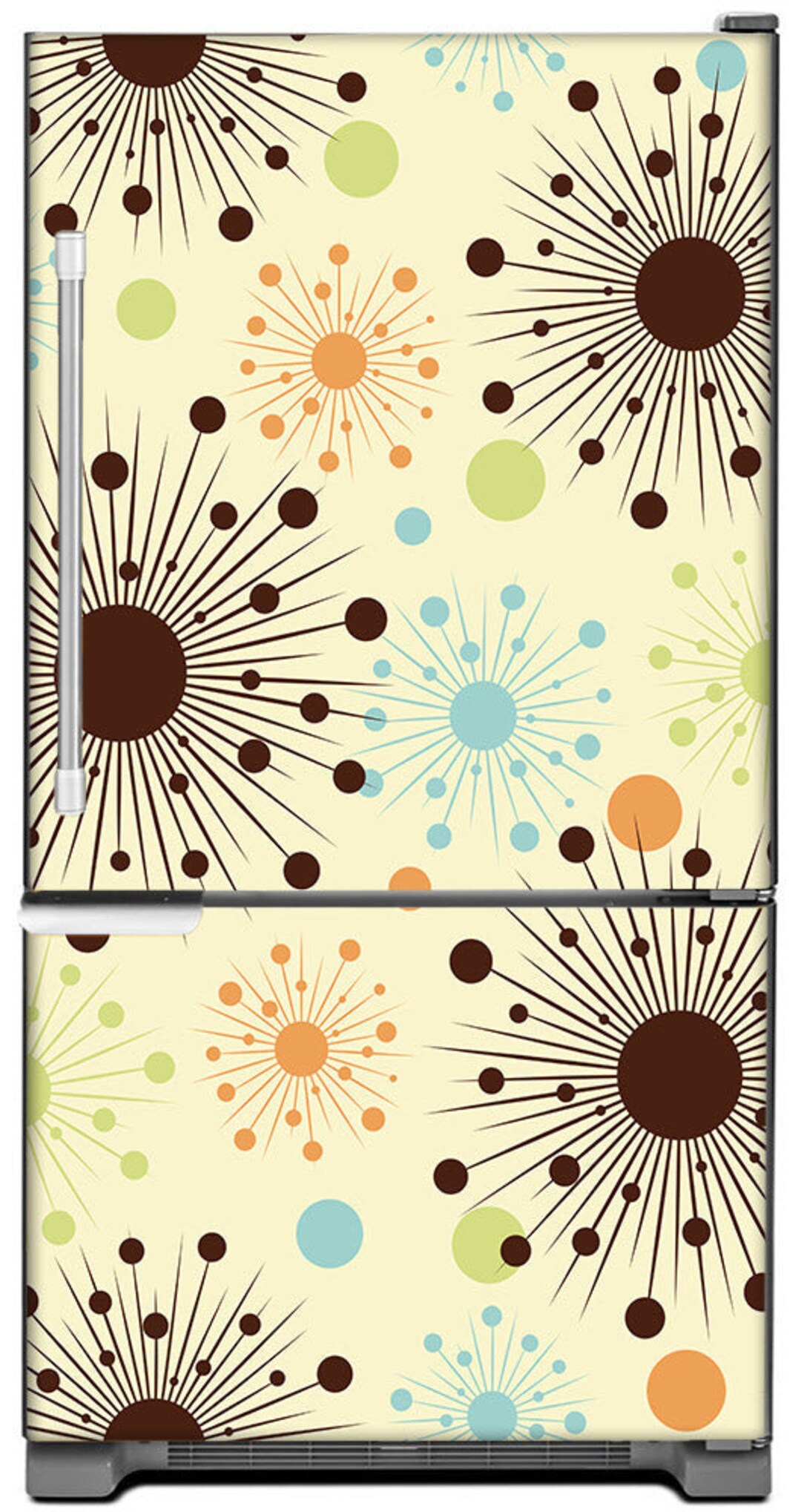 Magnetic Color Burst Refrigerator Cover Skin - Etsy