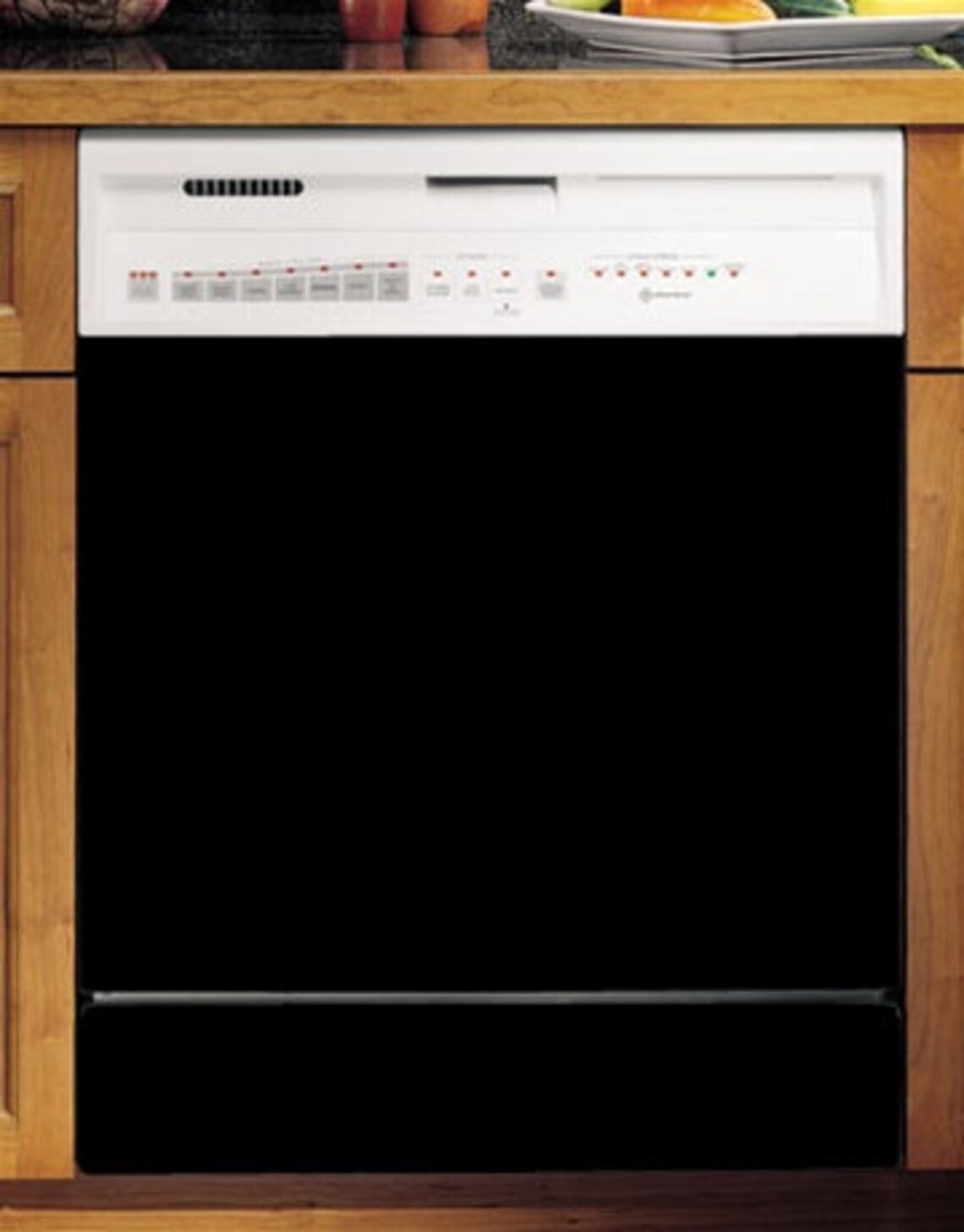 Magnetic Gloss Black Dishwasher Cover Skin - Etsy