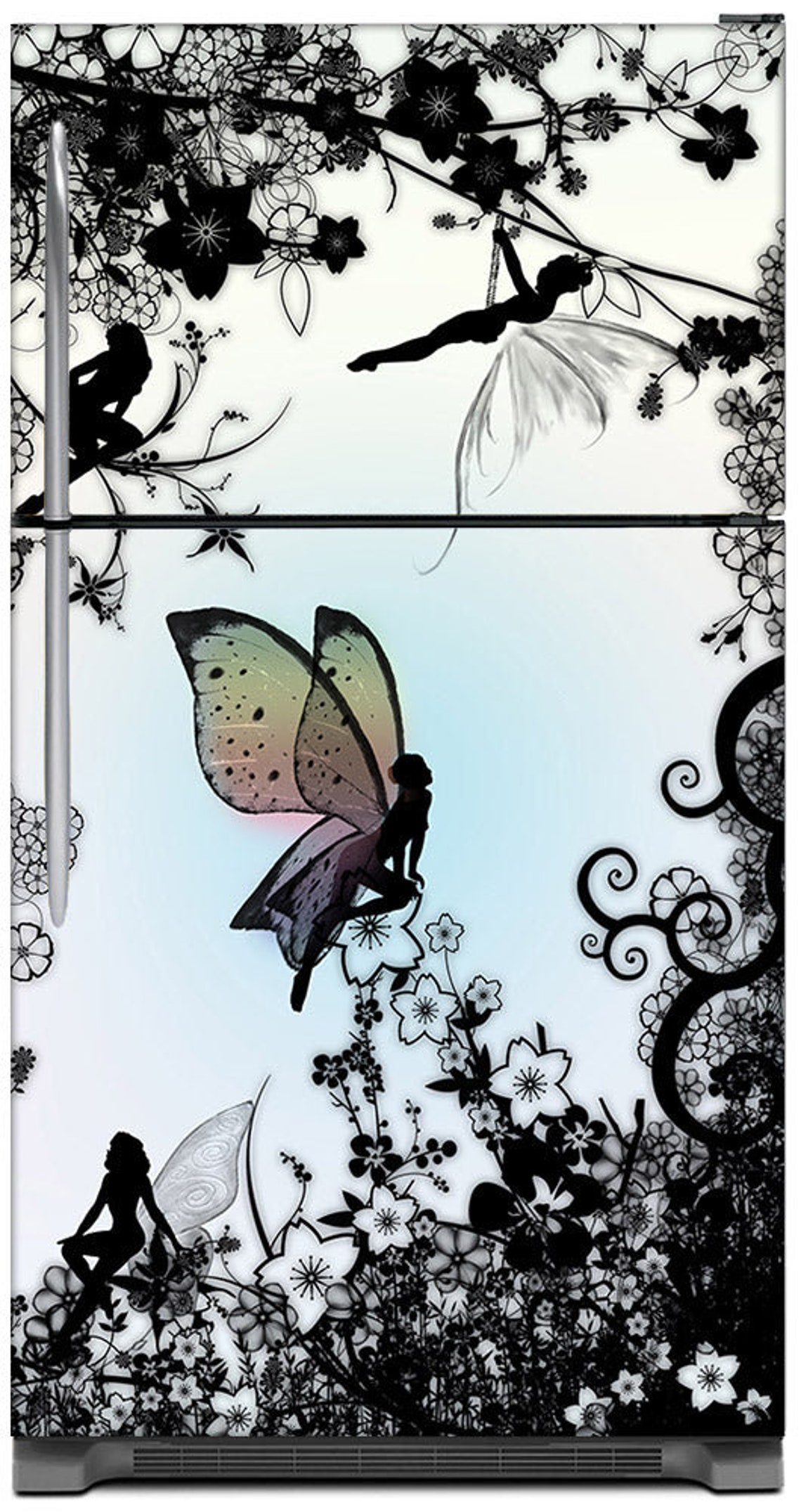 Magnetic Fairies Refrigerator Cover Skin - Etsy