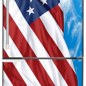 Magnetic USA Flag Refrigerator Cover Skin - Etsy