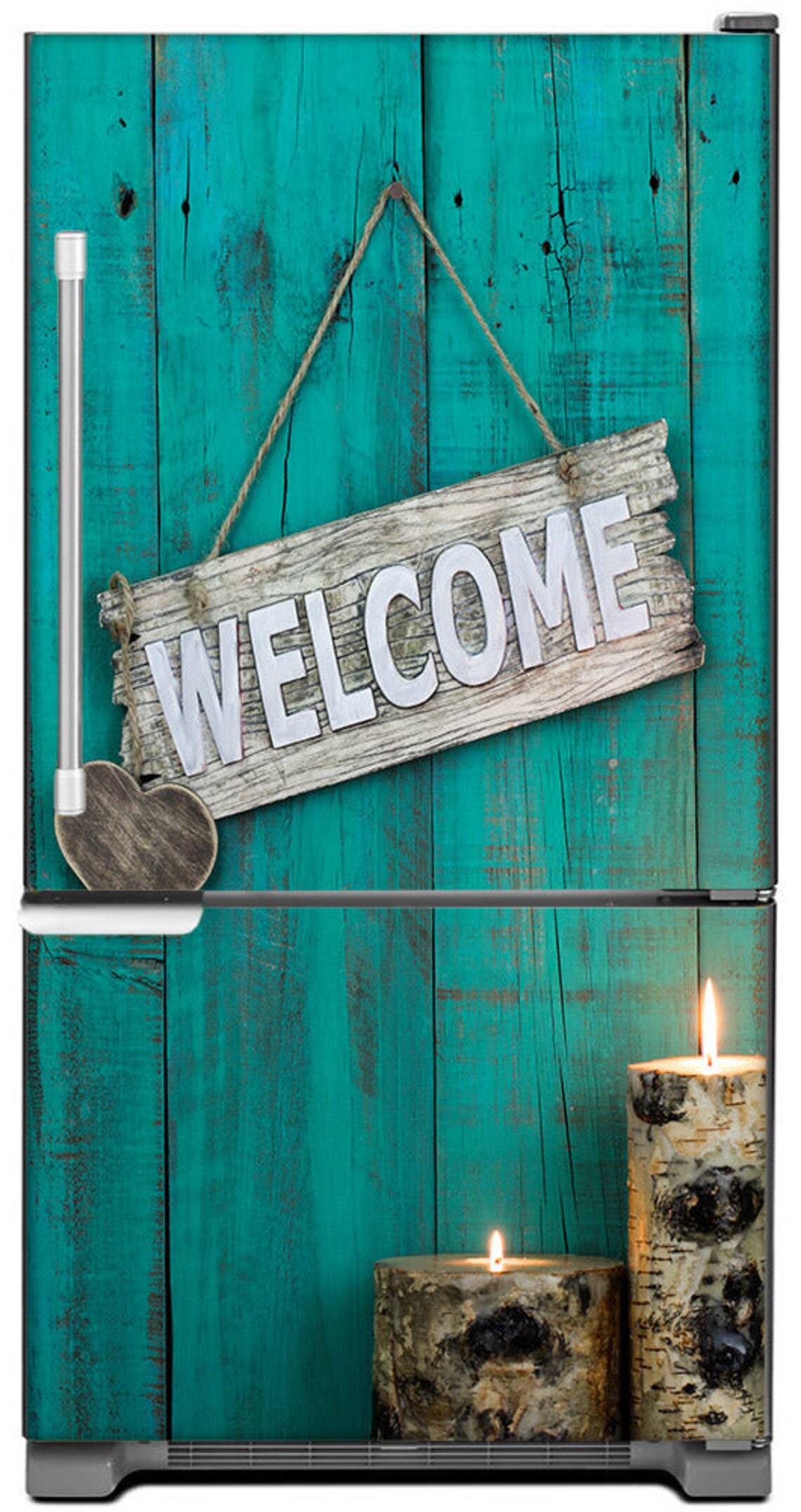 Magnetic Welcome Refrigerator Cover Skin - Etsy