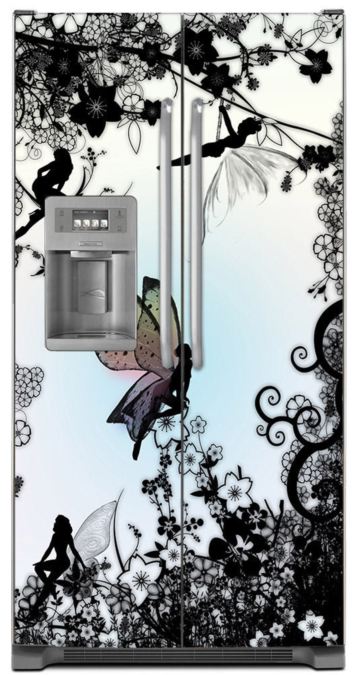 Magnetic Fairies Refrigerator Cover Skin - Etsy
